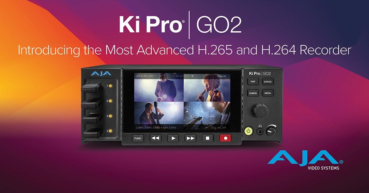 AJA Unveils Ki Pro GO2 Multi-channel HEVC/AVC Recorder Ahead of ...